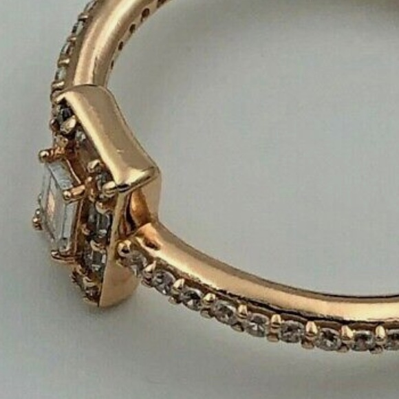 Pandora | Jewelry | New Pandora Luminous Ice Ring Rose Gold 87541cz ...